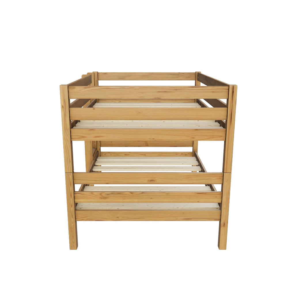 Quad Wooden Bunk Bed | Double over Double | Endurance Beds